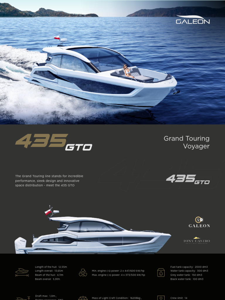 Galeon - 435 Gto 3 | PDF | Door | Yacht