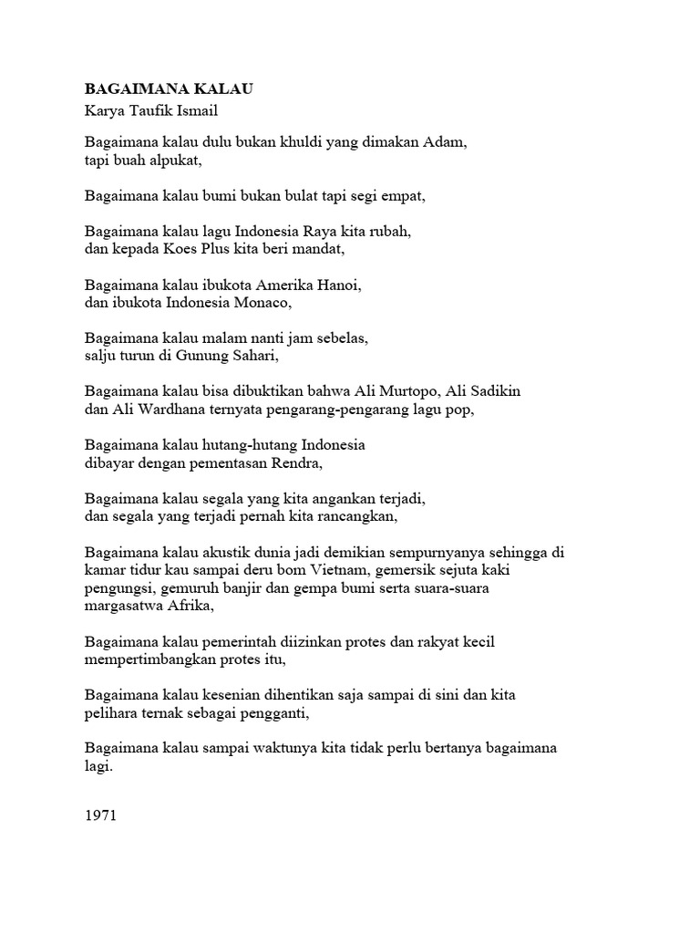 Pilihan Baca Puisi Indonesia | PDF | Perjalanan