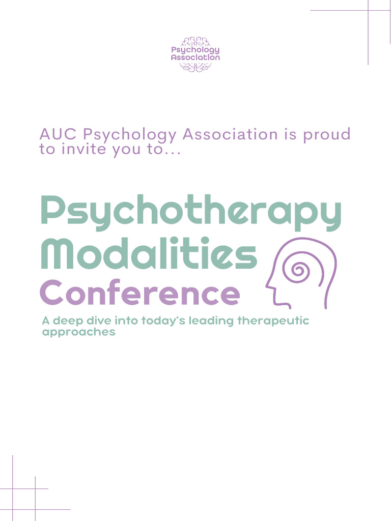 Psychotherapy Modalities Conference - November 2023 | PDF ...