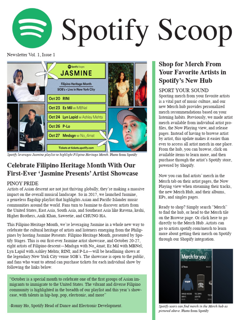 Spotify Newsletter Done | PDF | Spotify | Audiobook