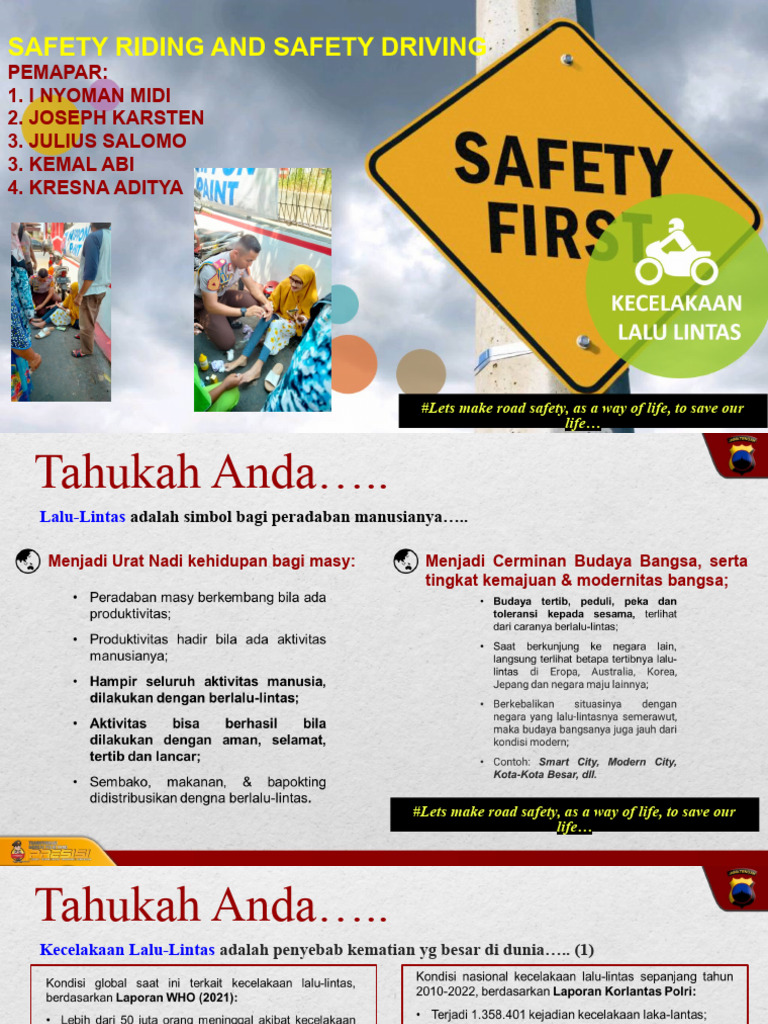 Materi Safety Riding dan Driving | PDF