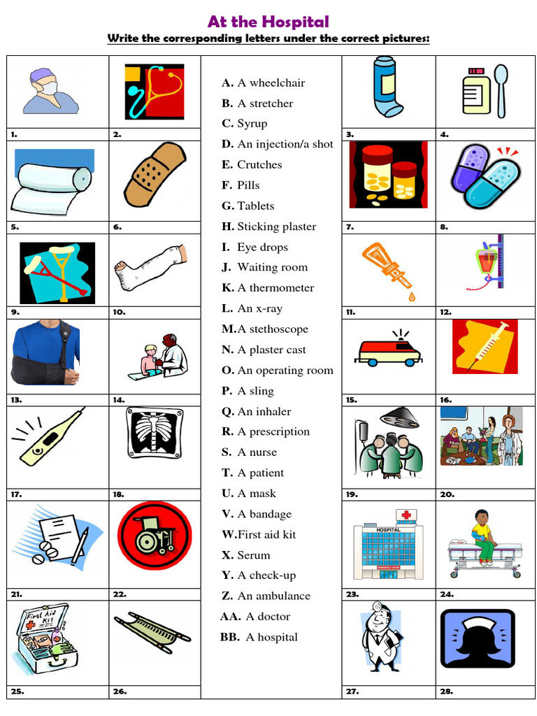 Health Vocabulary - Unit 6 | PDF | Health Sciences | Diseases And Disorders