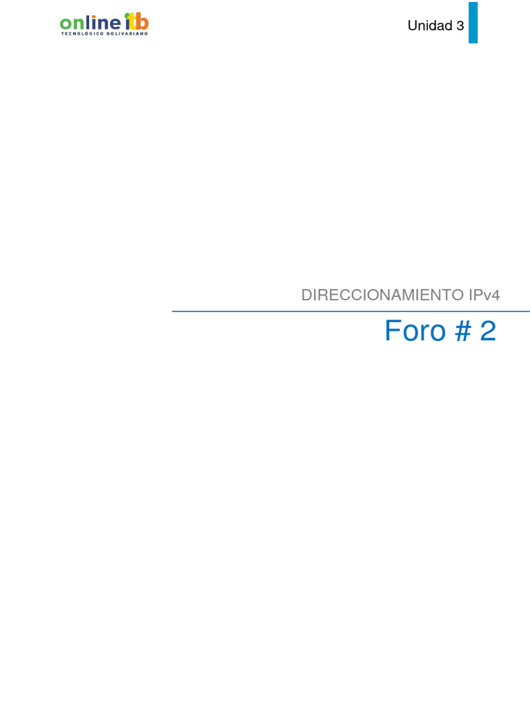 Foro 2 | PDF