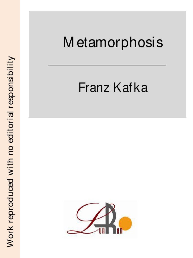 Metamorfosis Kafka | PDF | The Metamorphosis
