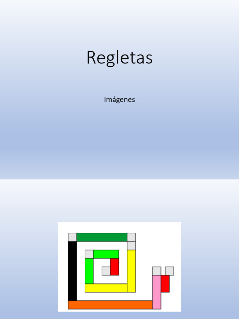Regletas Imagenes | PDF