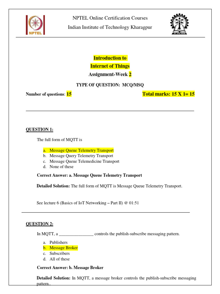 Assignment W2 | PDF | Network Protocols | Computer Architecture