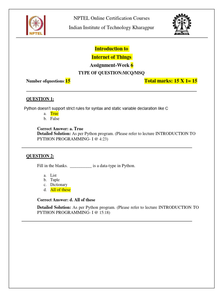 Assignment W6 Pdf Python Programming Language Raspberry Pi 