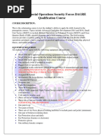 SERE Level C Training Course Overview | PDF