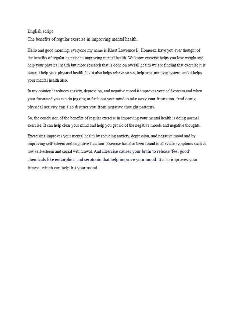 English Script | PDF