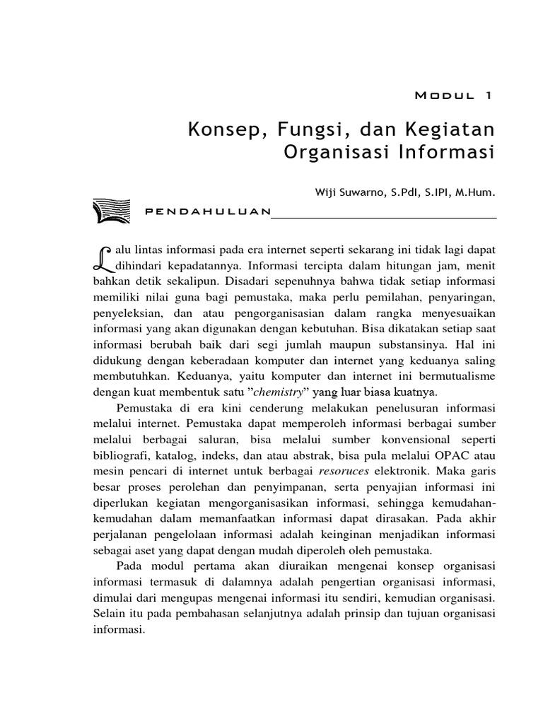 Organisasi Bahan Perpus & Pengetahuan | PDF