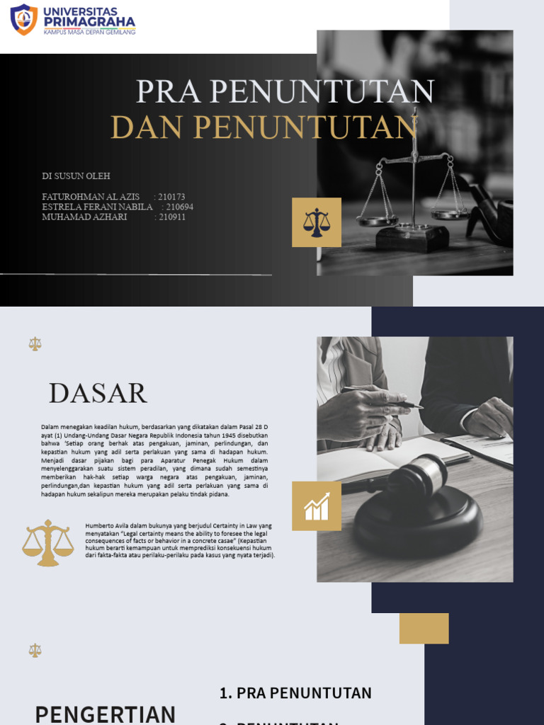 Proses Prapenuntutan dalam Hukum Pidana | PDF