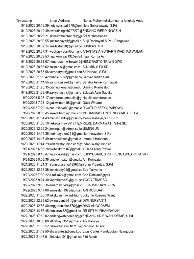 Pendaftar S2 Upy | PDF