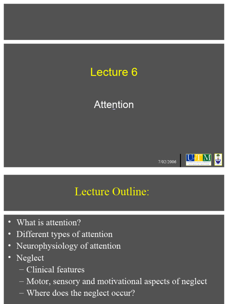 Attention | PDF | Attention | Parietal Lobe