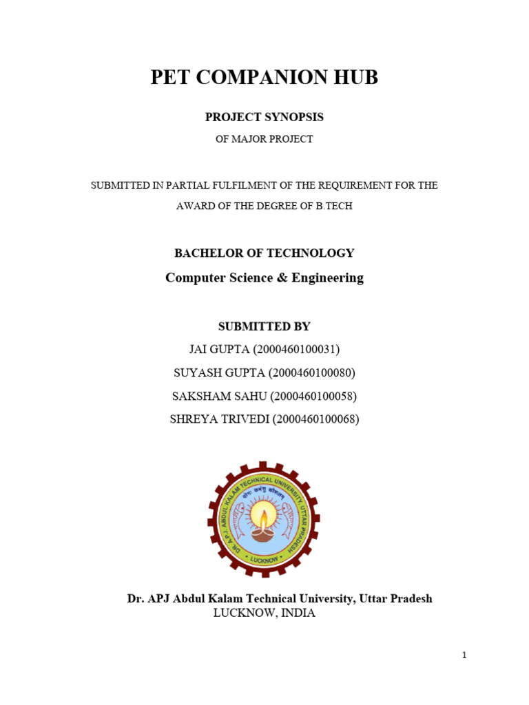 Synopsis | PDF | Computing