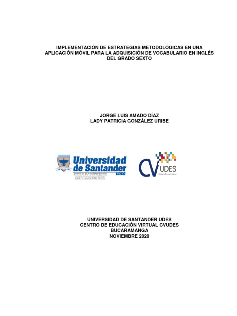 Implementacion de Estrategoas Metodologicas en Una Aplicacion Movil ... Implementacion de Estrategoas Metodologicas en Una Aplicacion Movil ...