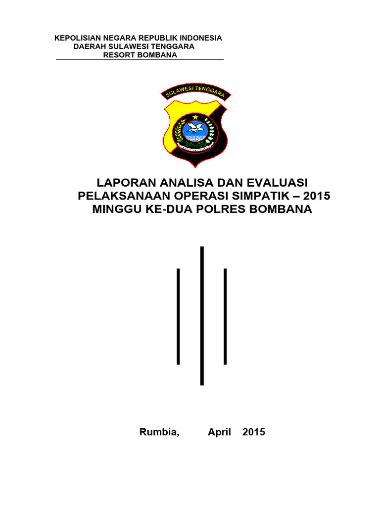 Lap ANEV Ops Simpatik 2015 MINGGU 2 | PDF | Bisnis