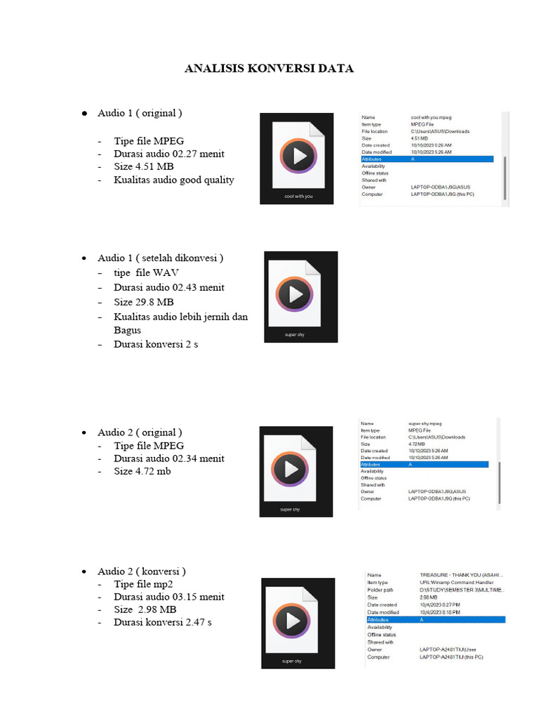 Analisis Konversi Data | PDF