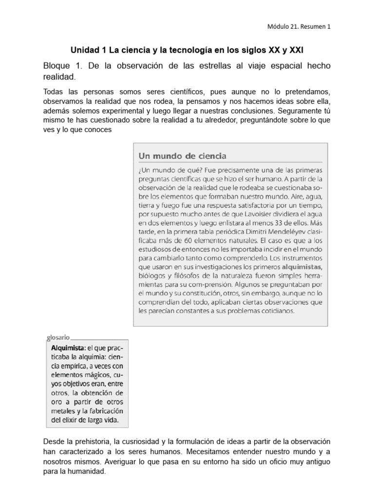 Resumen 1 Módulo 21 | PDF | telescopio espacial Hubble | Astronomía