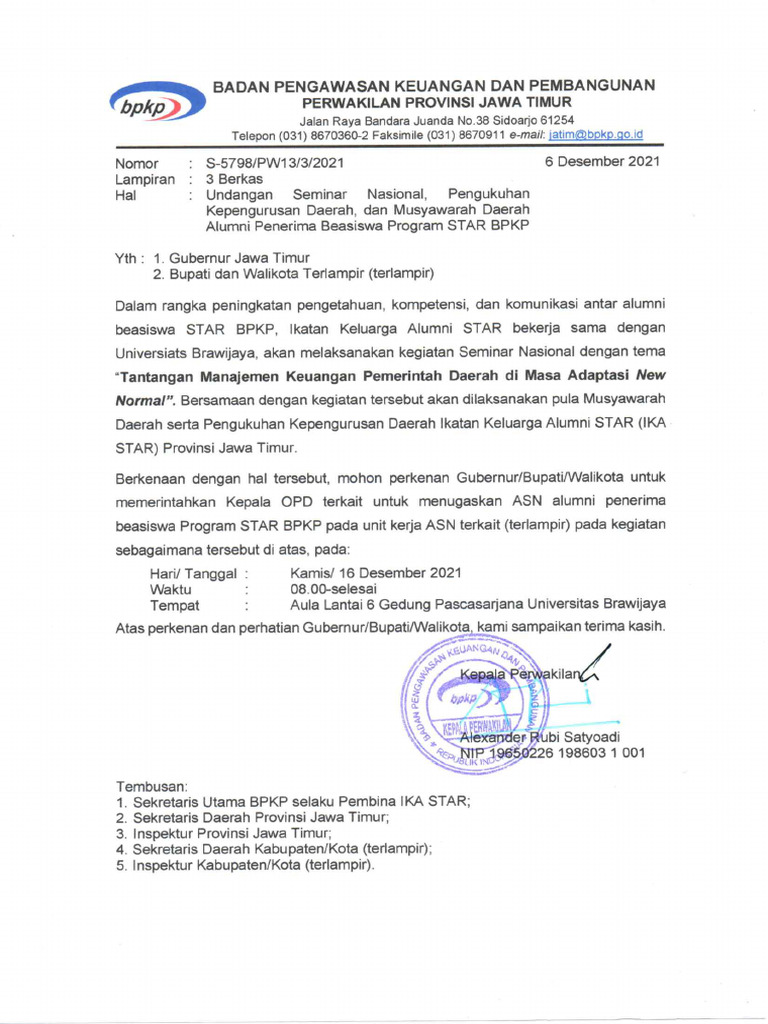 Undangan Seminar Nasional | PDF