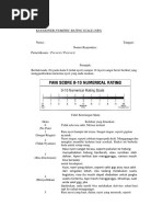 Numeric Rating Scale - Nrs | PDF