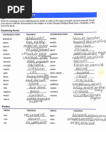 Medical Terminology - Chapter 2 Combining Forms | PDF