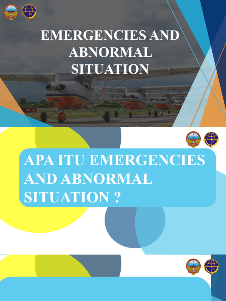 Emergency and Abnormal Situation 1 | PDF