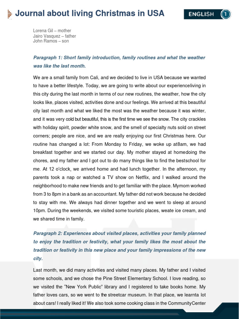 Phase 2 Example - Christmas in Usa | PDF