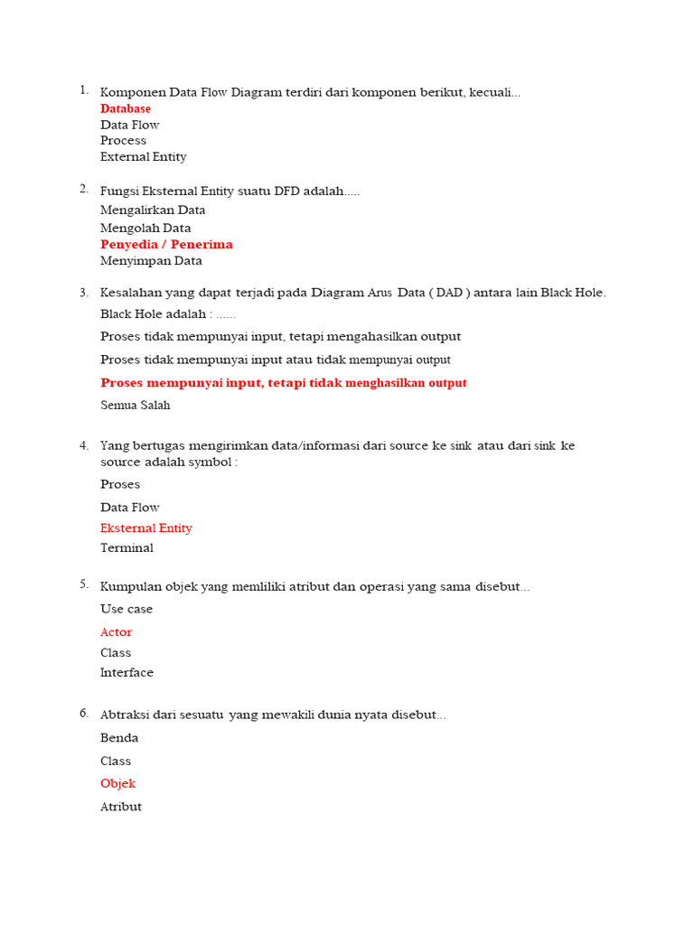 Soal PPL | PDF | Metode & Bahan Ajar | Komputer