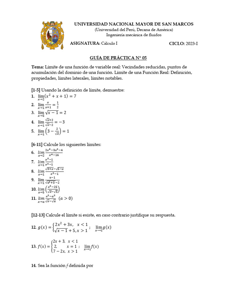Guía de Práctica N°05 | PDF | Relaciones matematicas | Funciones y mapeos