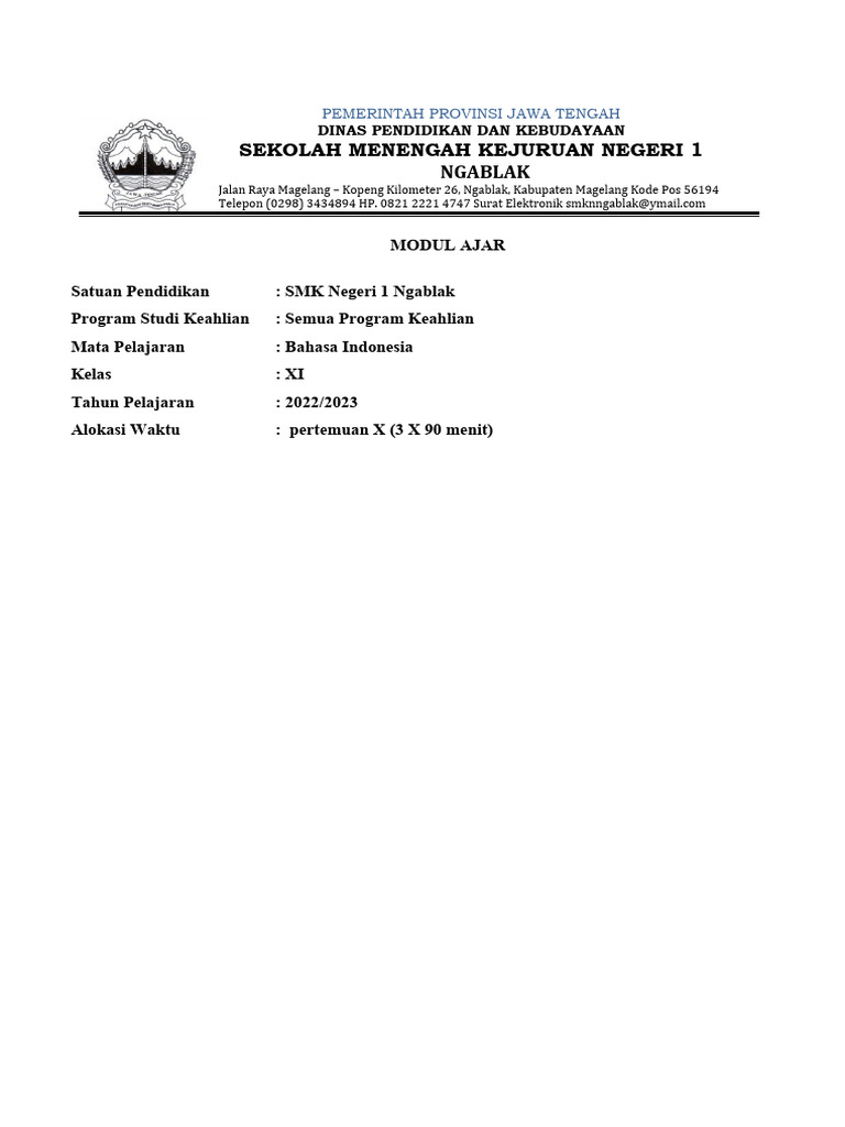 Modul Membaca Cerpen | PDF