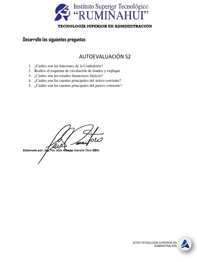 Autoevaluación S2 | PDF | Negocios | Tecnología