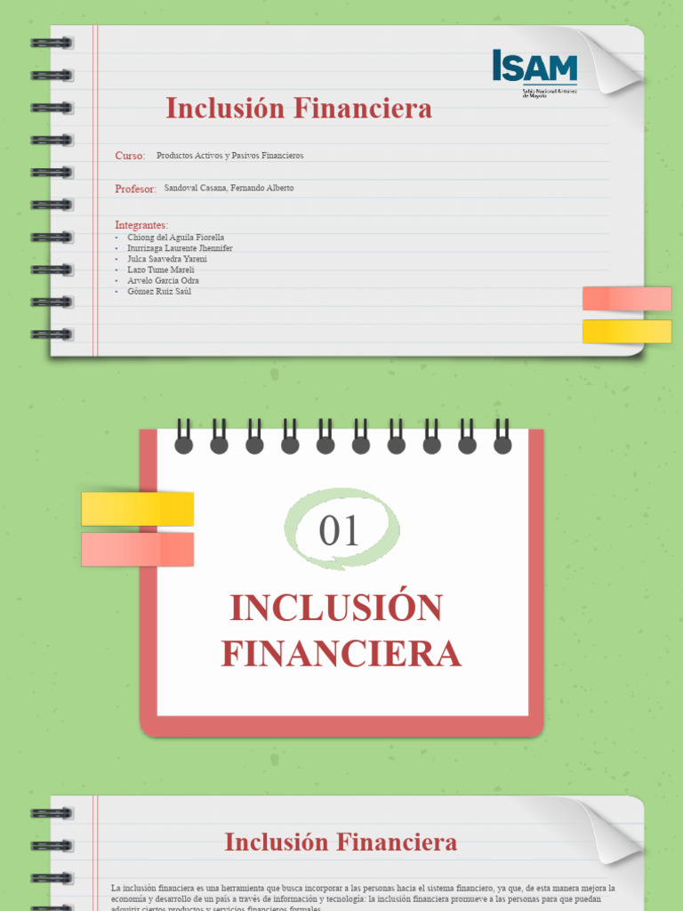 Inclusion Financiera | PDF | Sistema financiero | Inclusión financiera