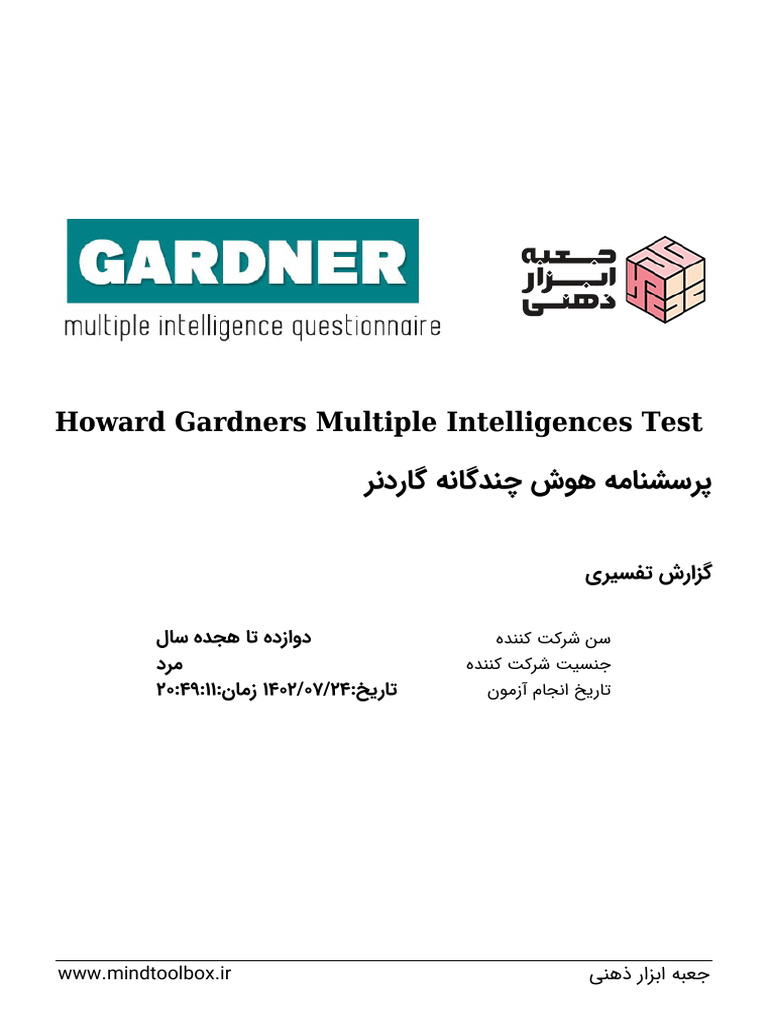 Mindtoolbox Gardner | PDF