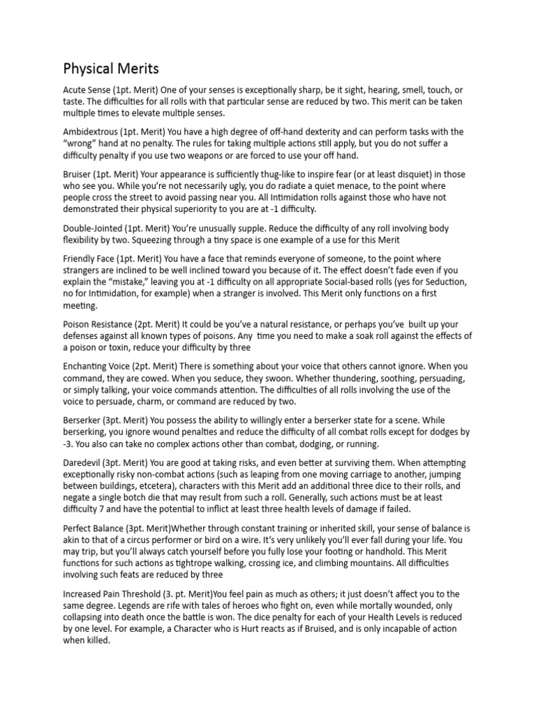 Merits and Flaws | PDF | Self Control | Self-Management