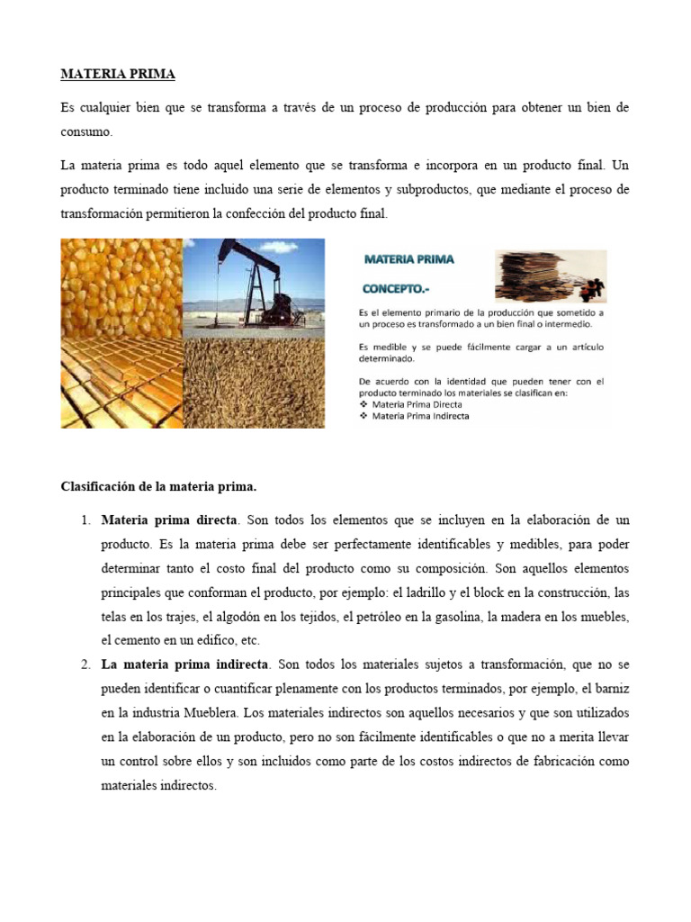 Clasificación y Control de Materia Prima | PDF | Inventario | Business