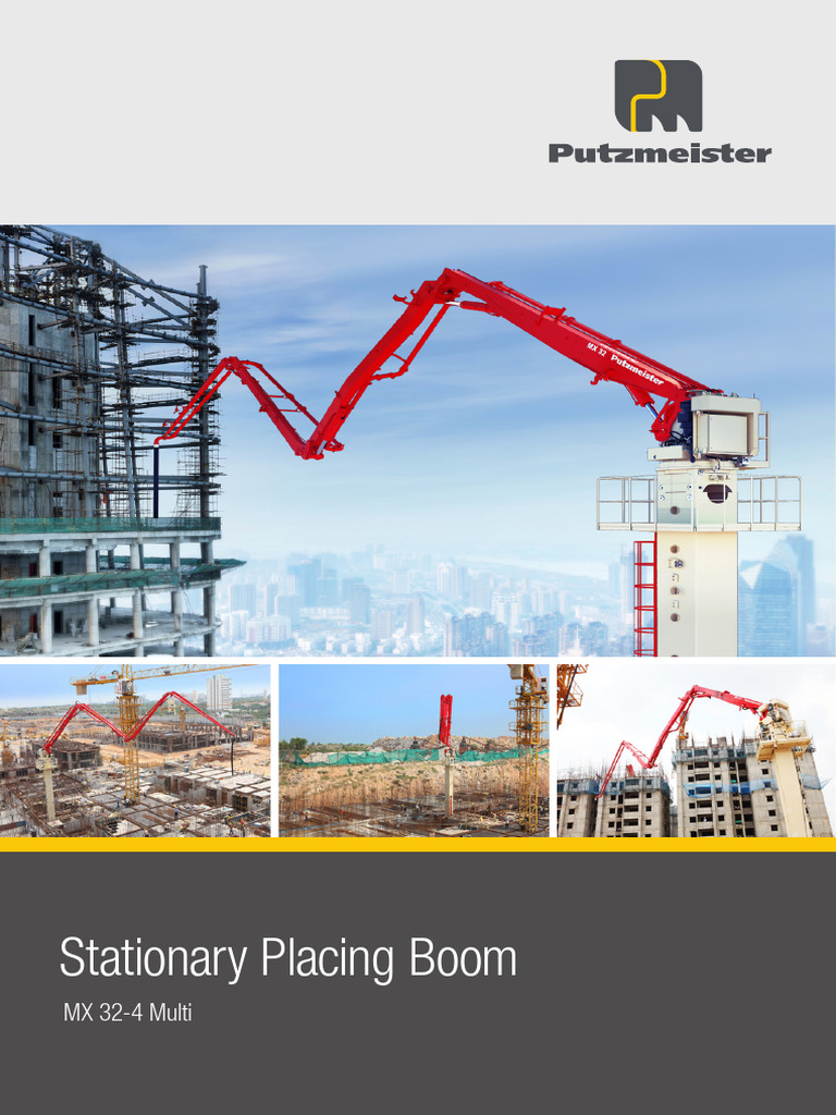 MX32-4 Brochure IN | PDF | Crane (Machine) | Concrete