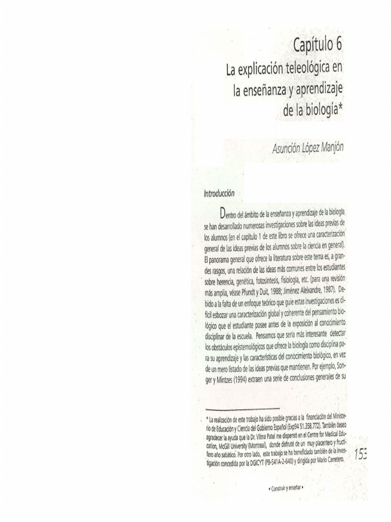 Dificultades en la enseñanza de biología | PDF | Biología | Science