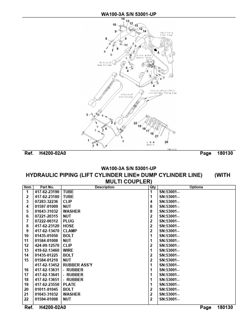 Hydraulic Piping Lift Cylinder | PDF | Machines | Tools
