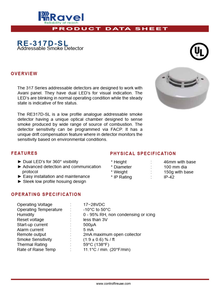 Re-317d-Sl - Add Smoke Detector-Ravel | PDF