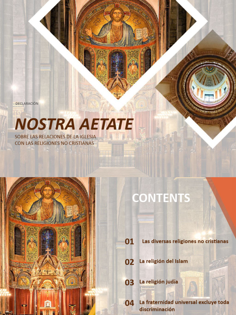 Nostra Aetate: Relaciones Interreligiosas | PDF | Creencia religiosa y ...