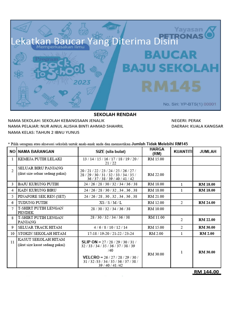 Mydin-PETRONAS ORDER FORM-SR | PDF