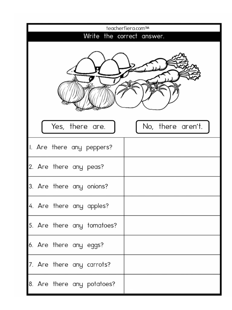 Exercise There Is: There Are | PDF