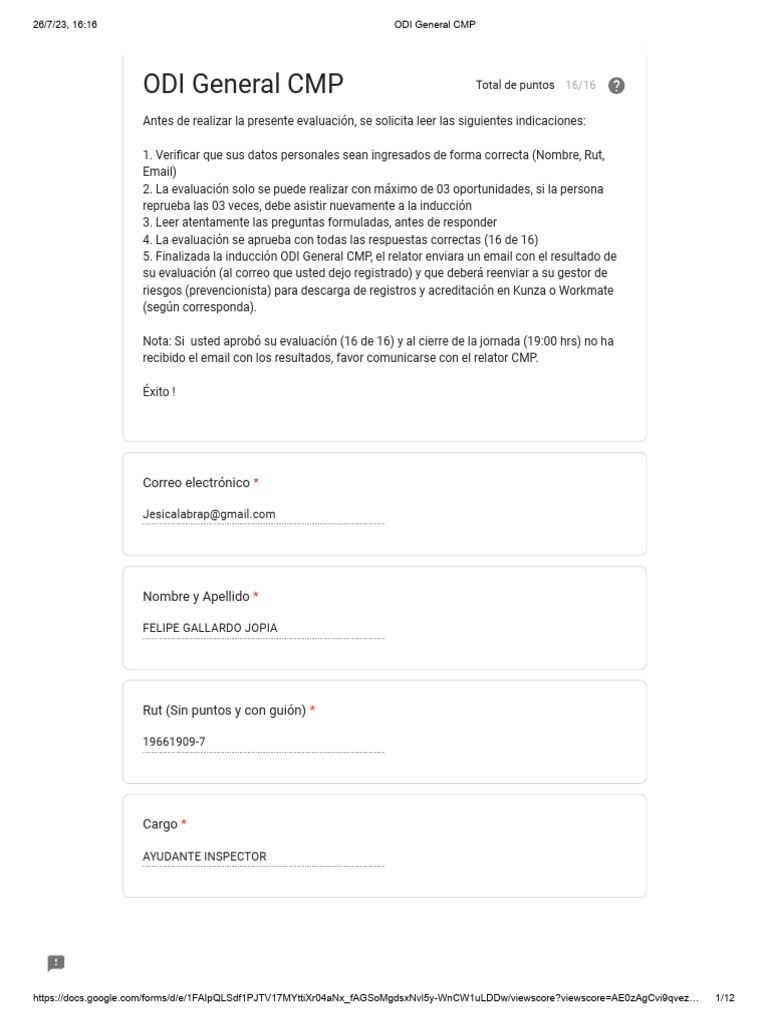 3.-ODI General CMP | PDF