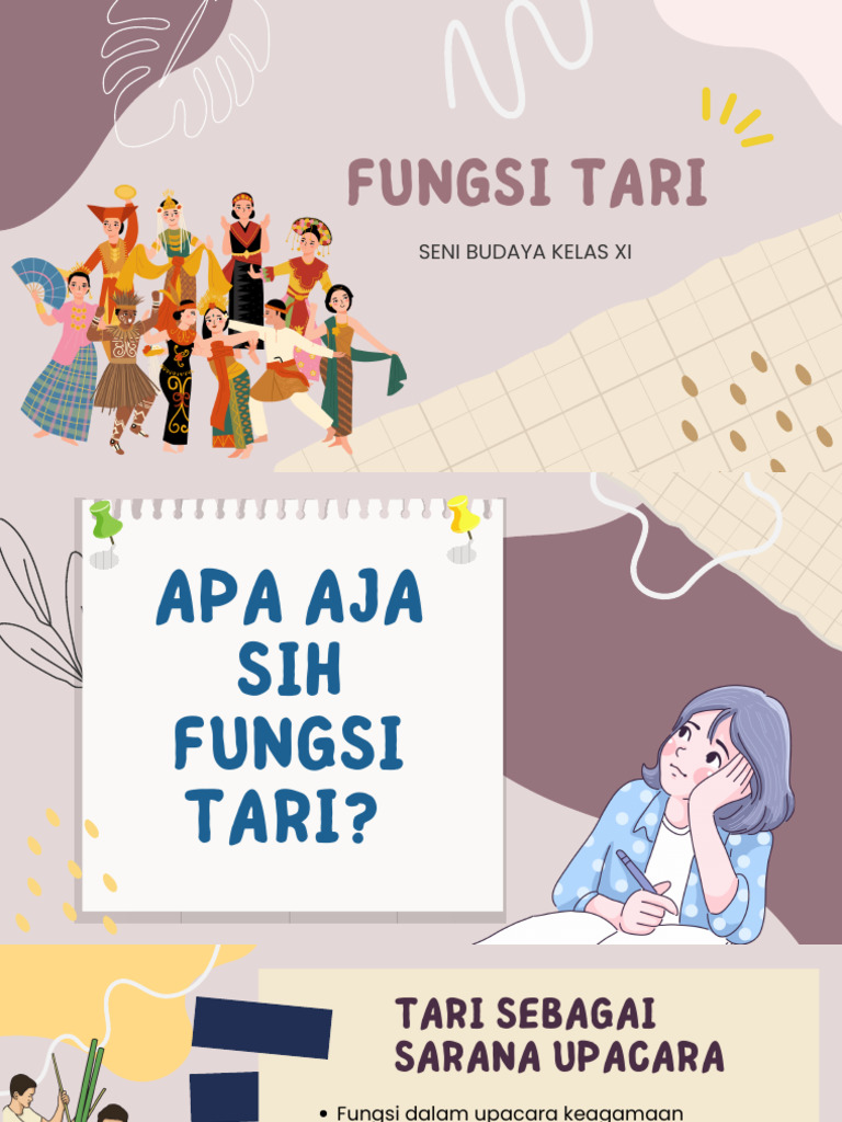 Fungsi Tari dalam Upacara dan Hiburan | PDF | Ilmu Sosial | Agama ...