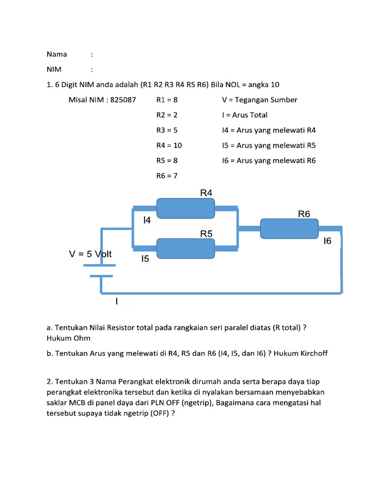 07 Tugas Rangkaian RLC | PDF