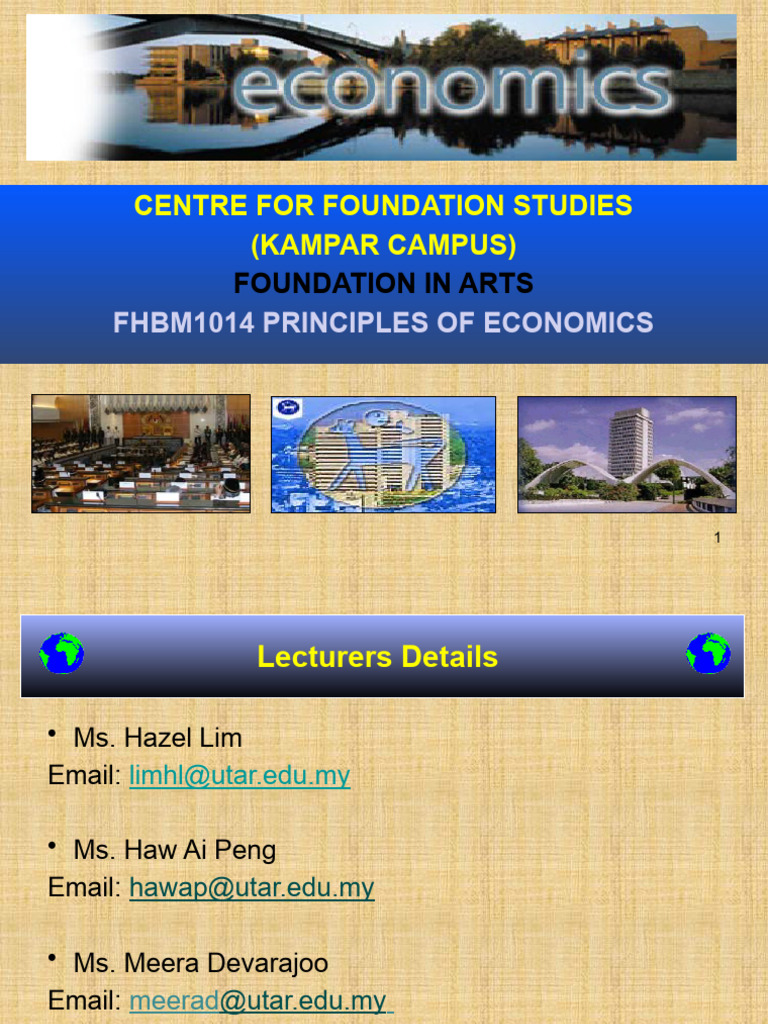 Topic 1 - Introduction To Economics | PDF | Economics | Microeconomics