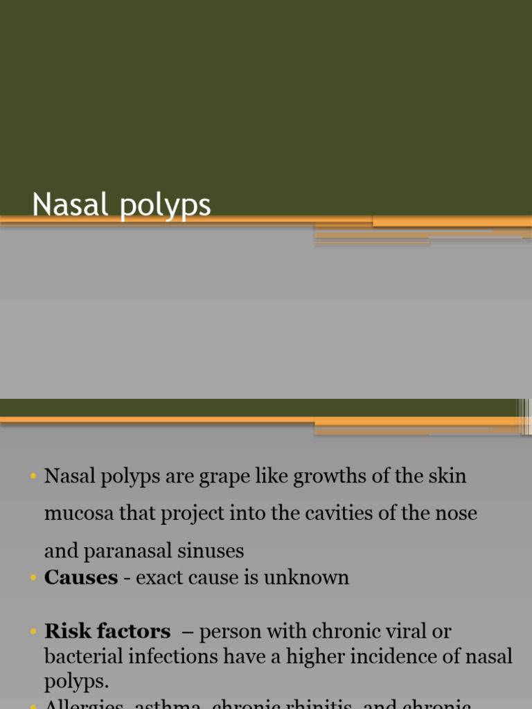 Nasal Polyps | PDF