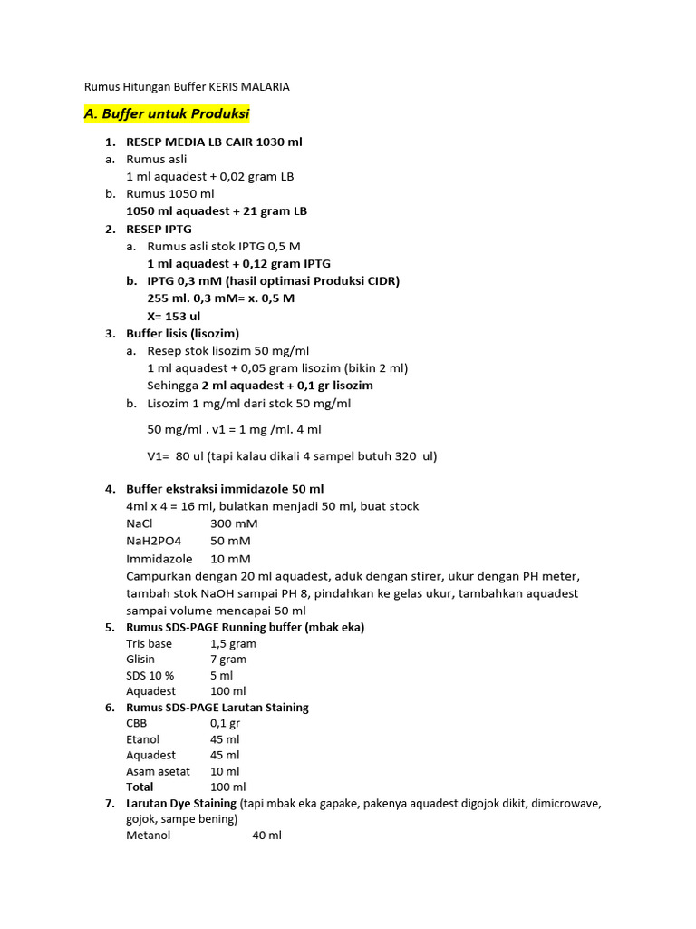 Rumus Hitungan Buffer Keris Malaria Pdf 8995
