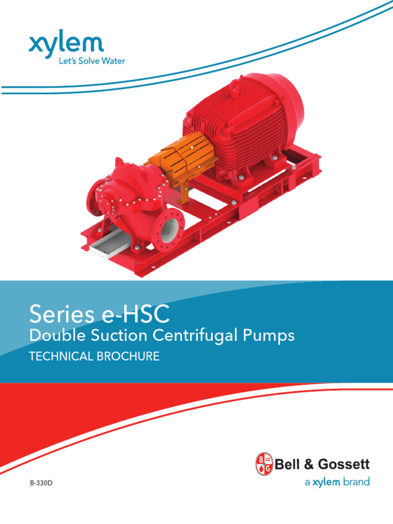 XYL Series e HSC Technical Brochure B 330D | PDF | Pump | Bearing (Mechanical)