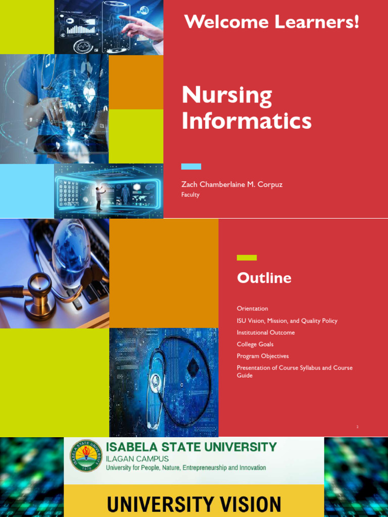 23 1 Nursing Informatics Week 1 | PDF | Health Informatics | Nursing 23 1 Nursing Informatics Week 1 | PDF | Health Informatics | Nursing